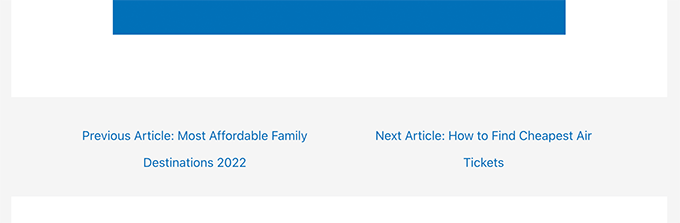 آموزش اضافه کردن لینک های بعدی و قبلی با تصویر شاخص در وردپرس ...
