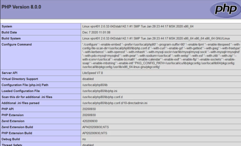 آموزش نصب و فعال سازی PHP 8 در هاست دایرکت ادمین - ایرانیکا سرور