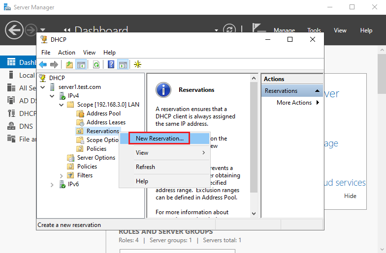 آموزش پیکربندی و رزرو IP در DHCP ویندوز سرور 2022 - ایرانیکا سرور