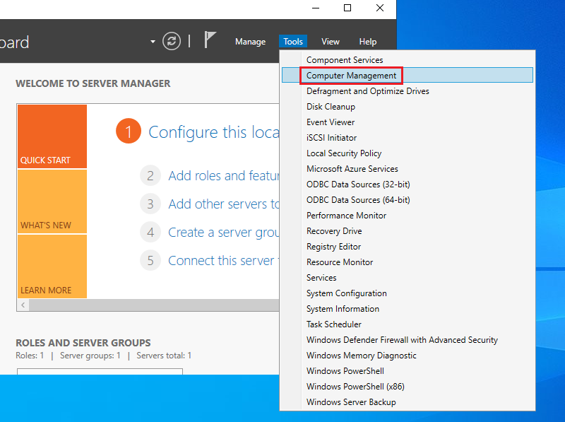 آموزش ساخت کاربر local یا محلی در ویندوز سرور 2022 - ایرانیکا سرور