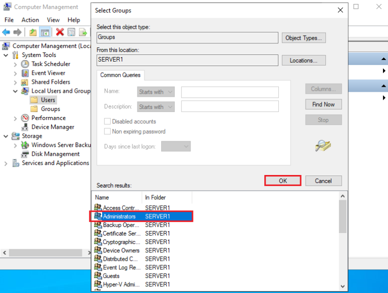 آموزش ساخت کاربر local یا محلی در ویندوز سرور 2022 - ایرانیکا سرور